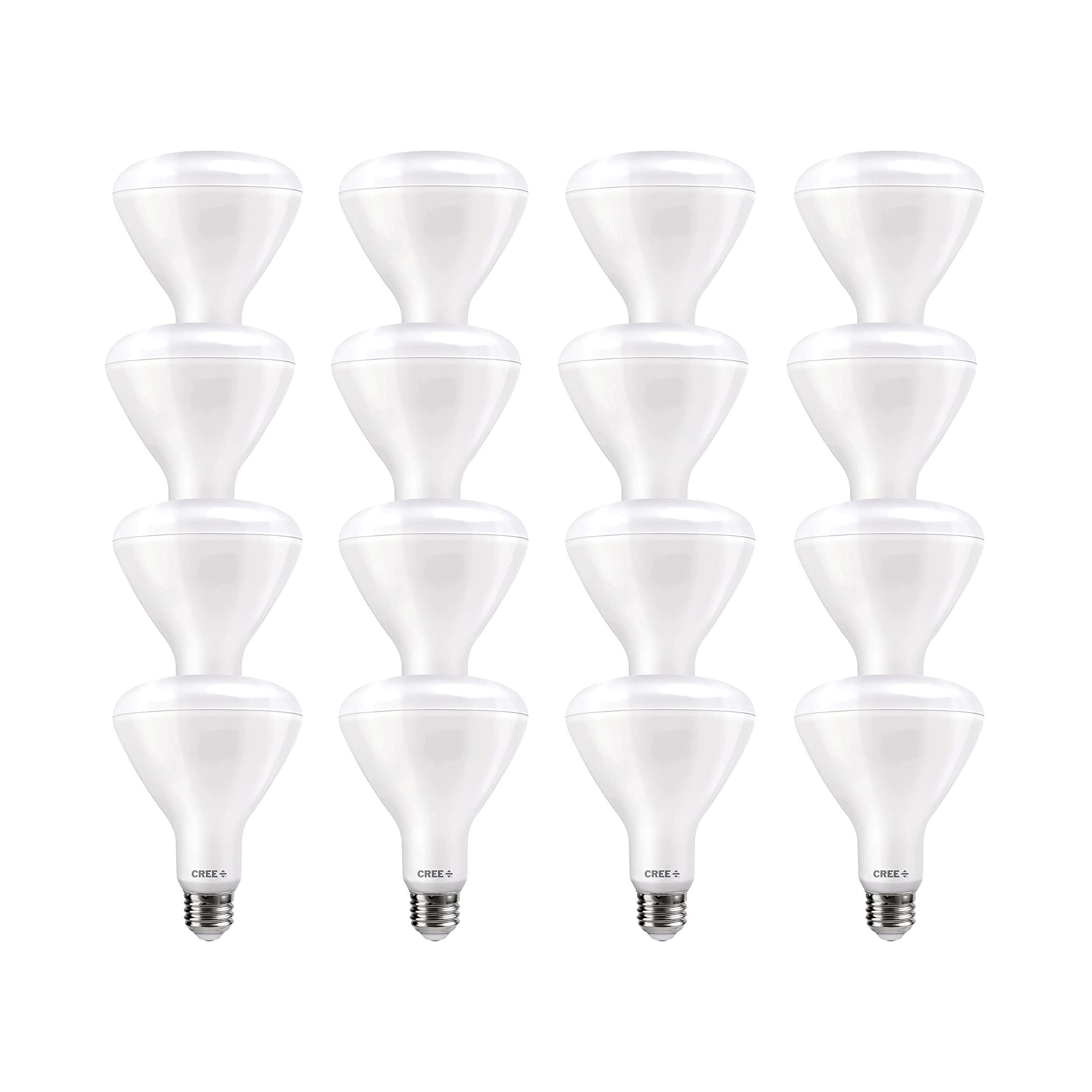 Cree Lighting Exceptional Series BR30 Bulb, 2700K Dimmable LED Bulb, 65W + 680 Lumens, Soft White, [8] 2 Packs