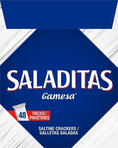 Gamesa Saladitas Crackers, 48 Count (Pack of 1)