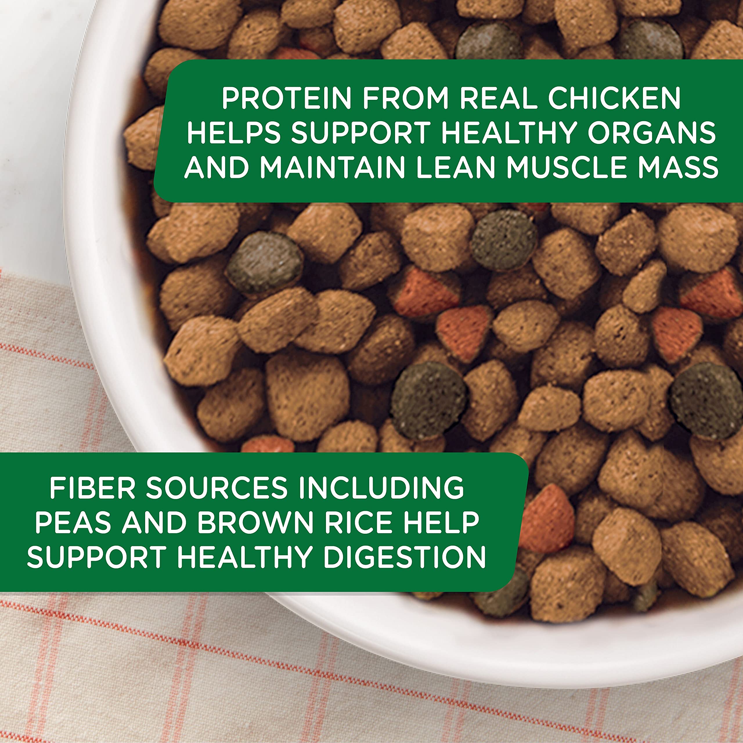GYCO Natural Dry Dog Food, Real Chicken & Veggies Recipe, 28 lbs - Natural Prebiotics Help Support Healthy Digestion - #1 Ingredient