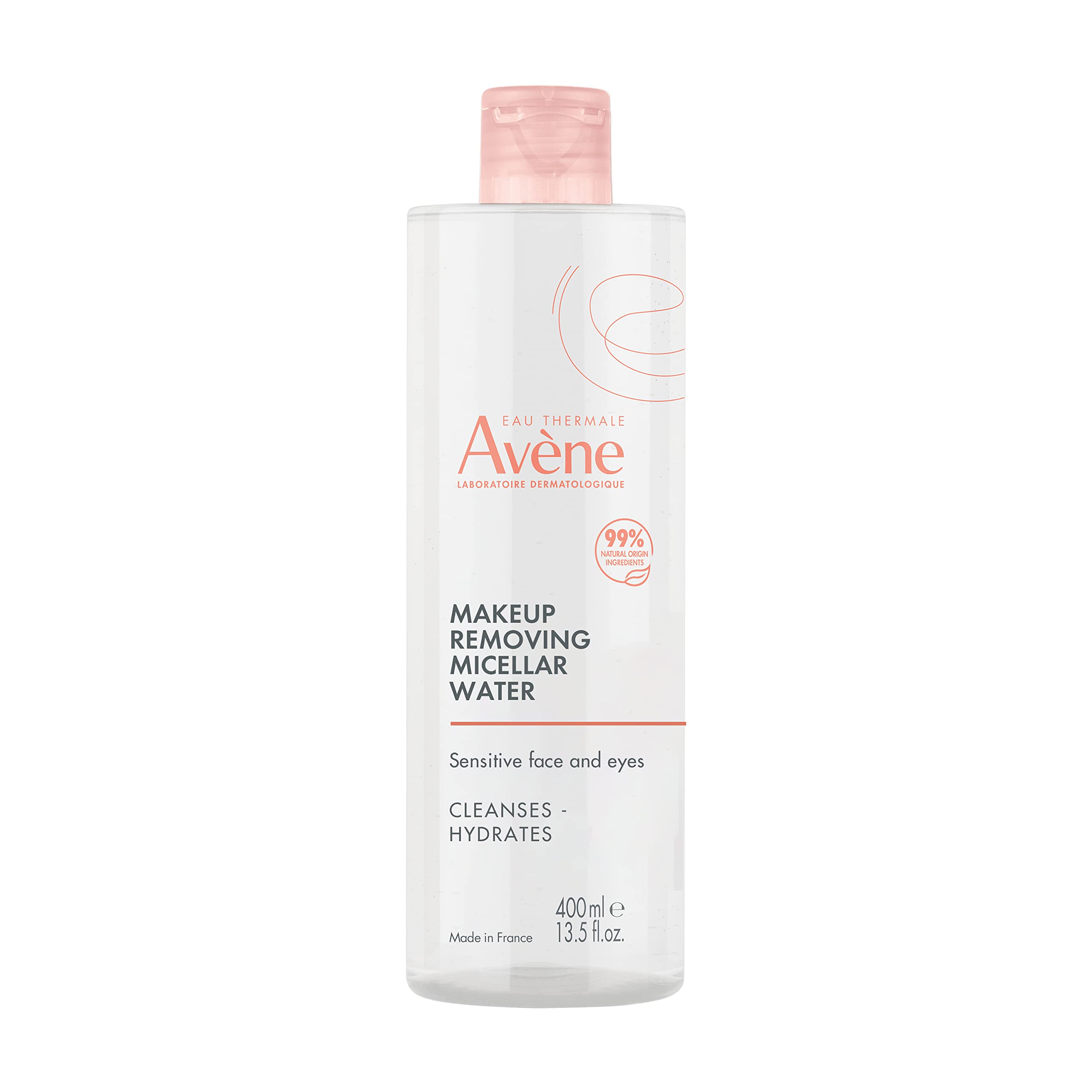 Eau Thermale AvĂšne Micellar Lotion Cleansing Water - Soap-Free 3-in-1 Cleanser, Toner, Make-up Remover - All Skin Types - Non-Comedogenic -16.8 fl.oz.