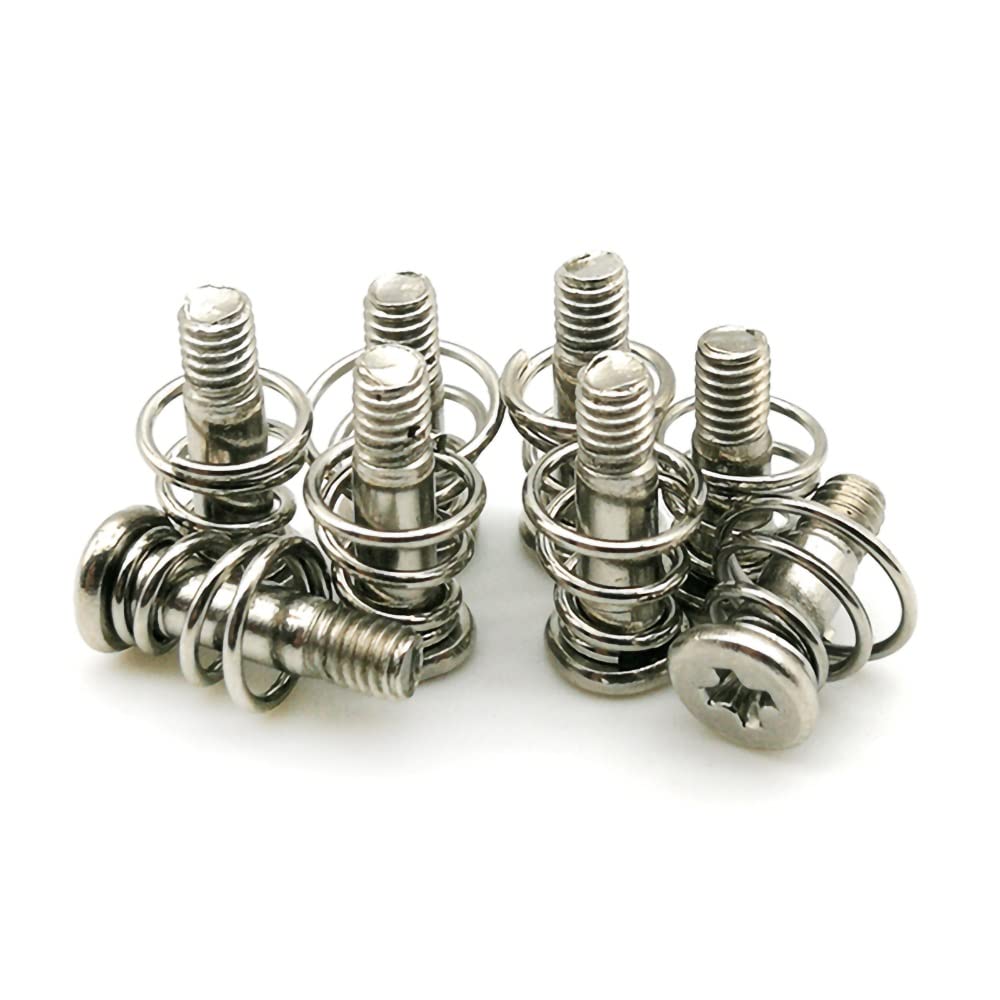 FQDFAYEE 30pcs Spring Screws GPU Graphics Card Back Plate Heatsink Screws M2 M2.5 Computer CPU Mainboard Radiator Fixing Bolts (Color : M2.5x9)