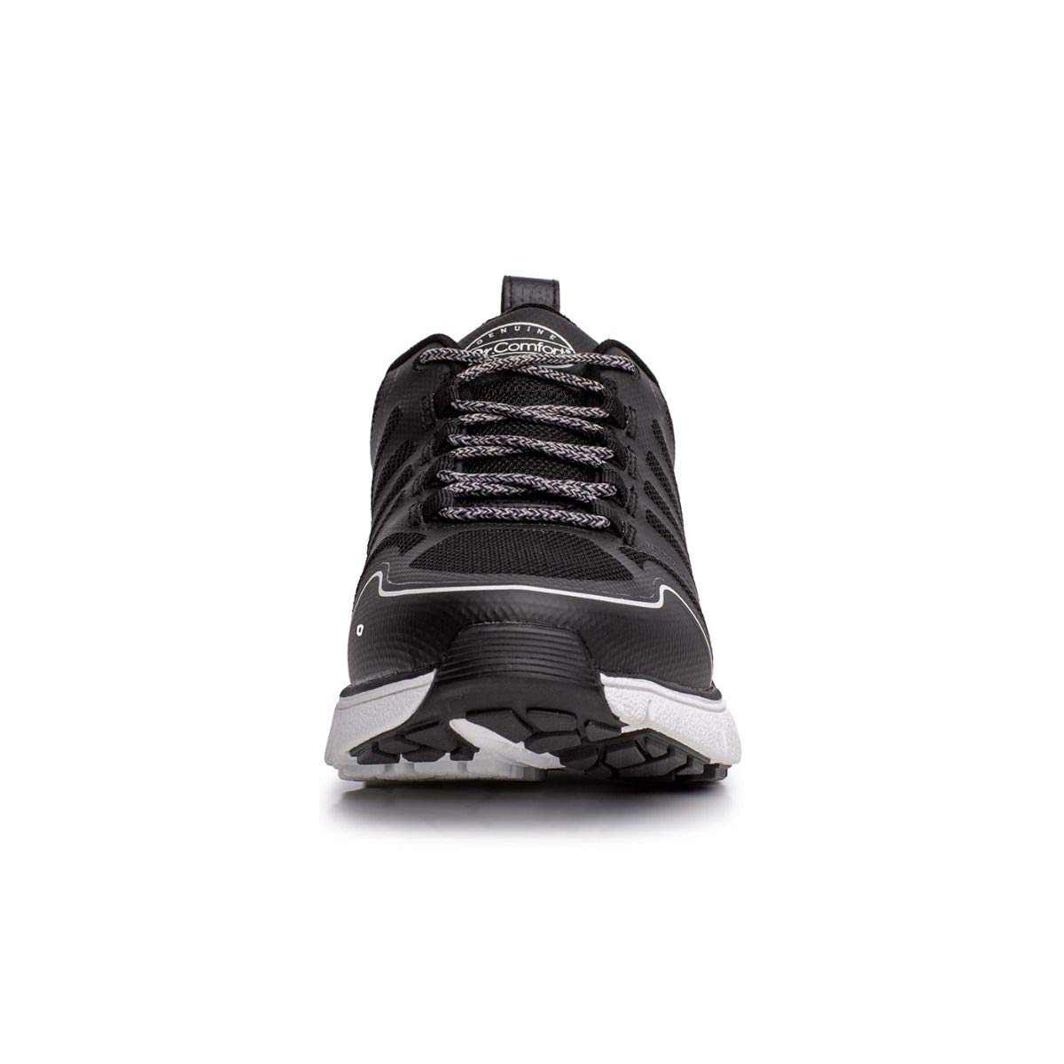 Dr. Comfort Grace Women's Double Depth Athletic Shoe - Black 8.5 Wide (C/D)