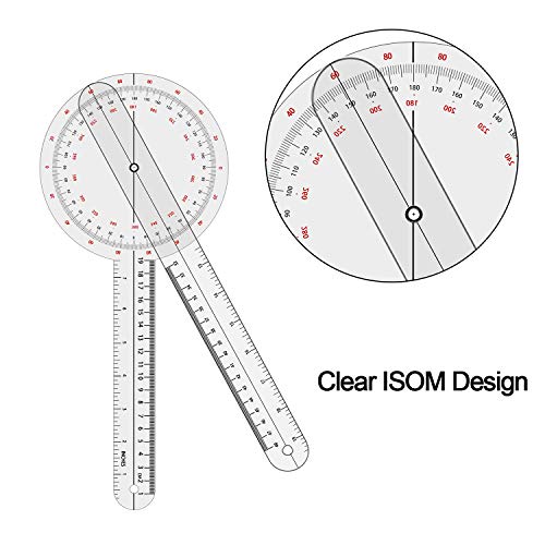 Goniometer 12 inch, 360 Degree(Plastic)