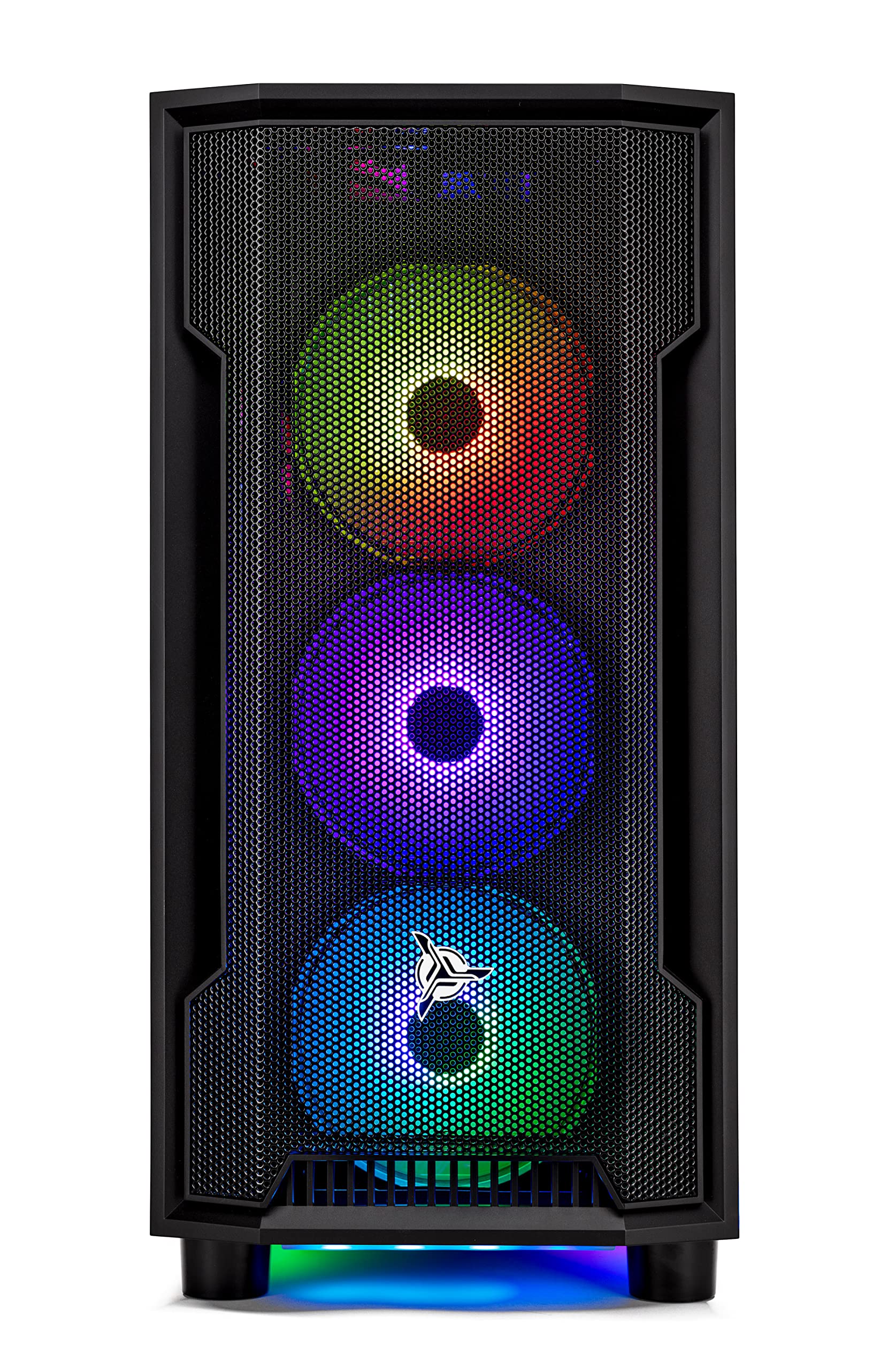 Skytech Shadow Gaming PC Desktop โ AMD Ryzen 7 5700X 3.4 GHz, NVIDIA RTX 4060, 1TB NVME SSD, 16GB DDR4 RAM 3200, 600W Gold PSU, 11AC Wi-Fi, Windows 11 Home 64-bit