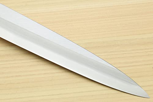 Yoshihiro Shiroko High Carbon Steel Kasumi Yanagi Rosewood Handle Sushi Sashimi Chef Knife (10.5'' (270mm))