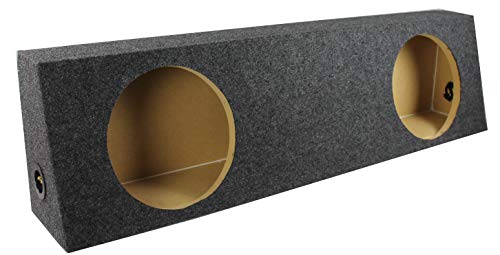 Q Power Dual 12" Sealed Heavy Duty Truck Subwoofer Box Enclosure | HD212-TRUCK