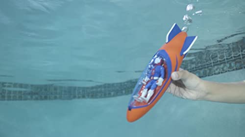 WAHU Aqua Rocket Red/Blue Water & Pool Toy - Glides Up to 30' Underwater - Ages 5 and Up