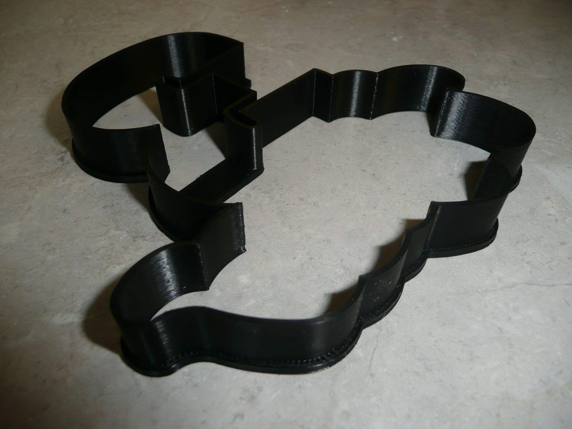 FANCY NUMBER THREE 3 WITH WORD OUTLINE BIRTHDAY ANNIVERSARY COOKIE CUTTER MADE IN USA PR3003