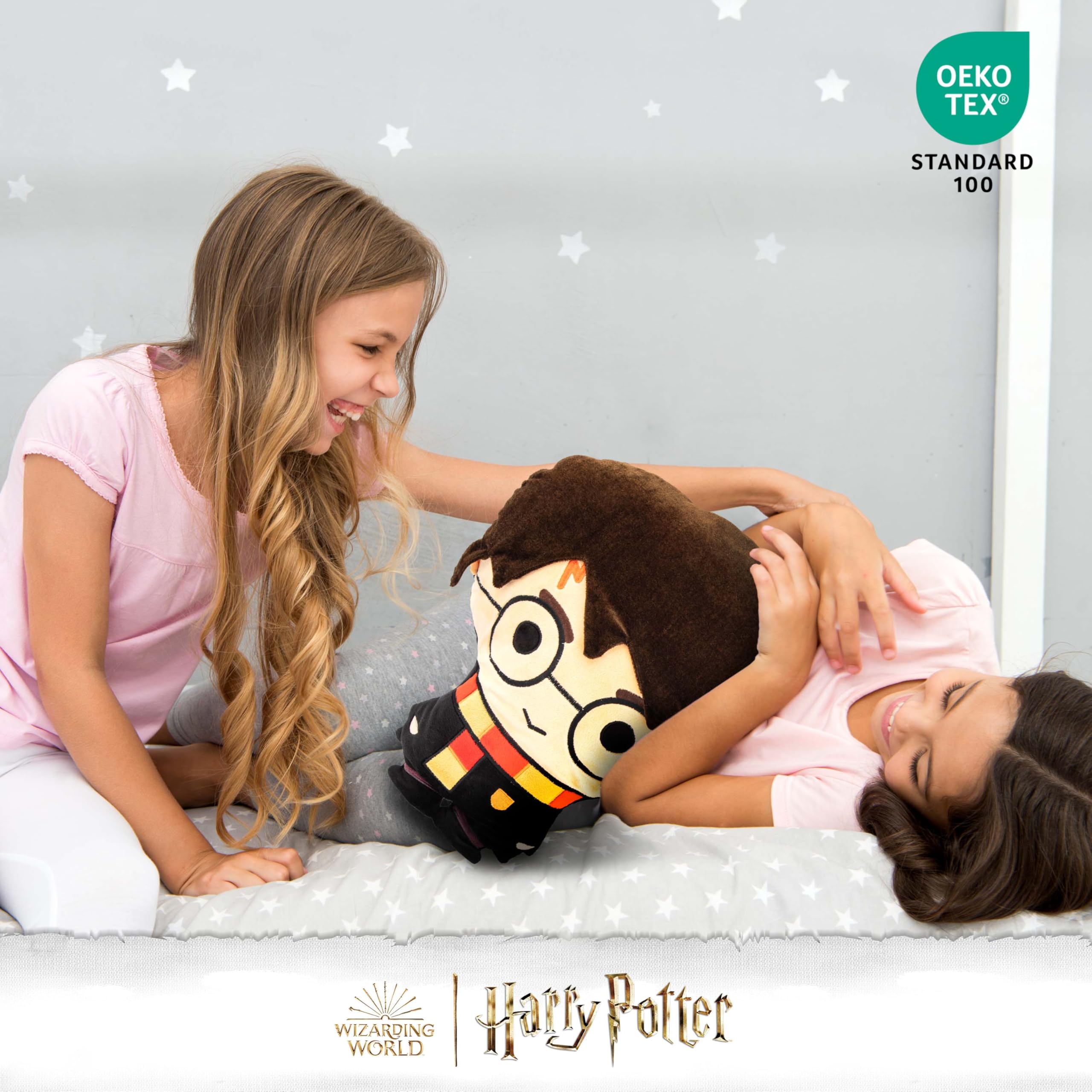 Jay Franco Warner Brothers Harry Potter Plush Stuffed Pillow Buddy - Kids Super Soft Polyester Microfiber, 17 inch (Official Product)