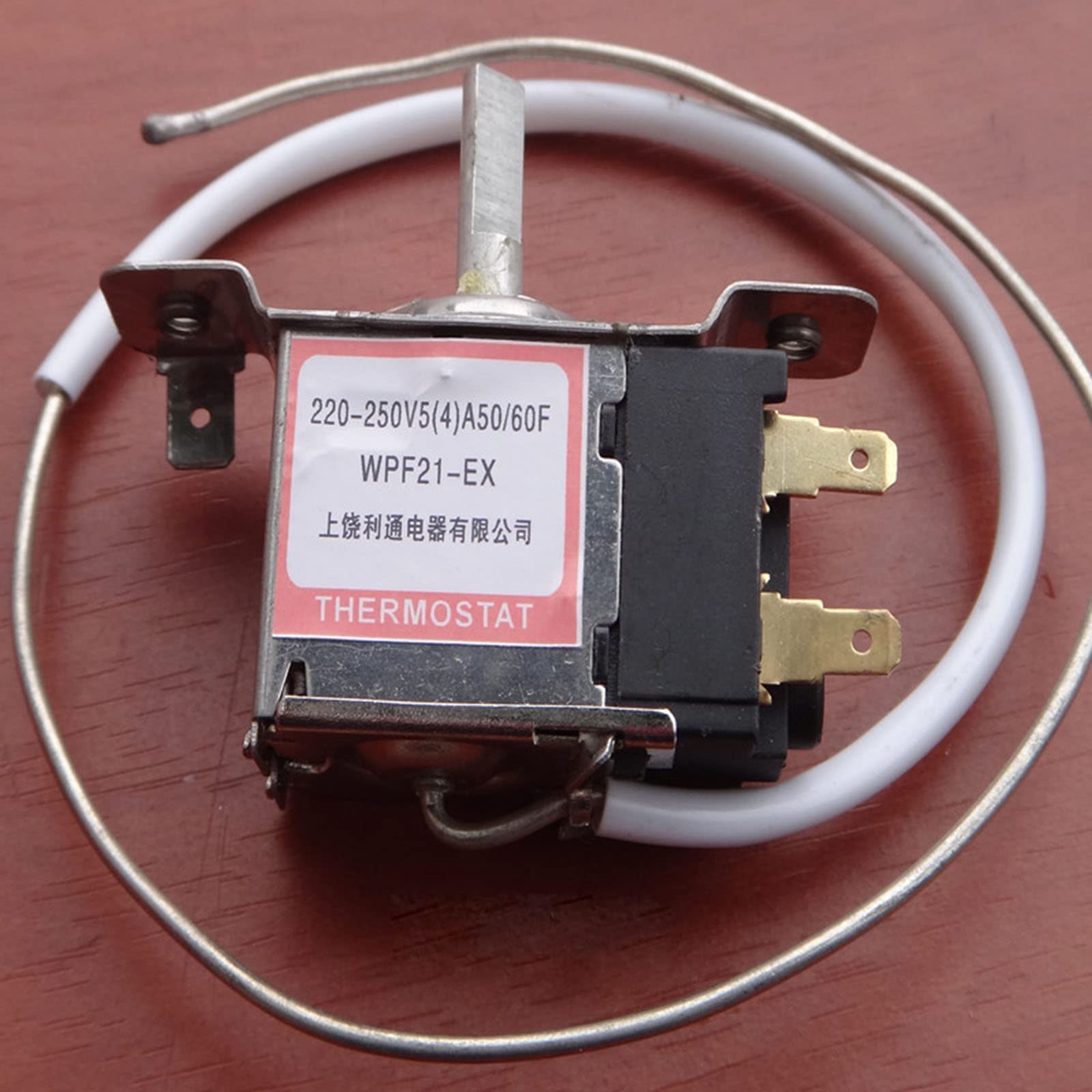Fridge Freezer Thermostat Refrigerator Cold Temperature Control Universal WPF21-EX 2 Pins Probe 50cm Refrigerator Accessories Replacement