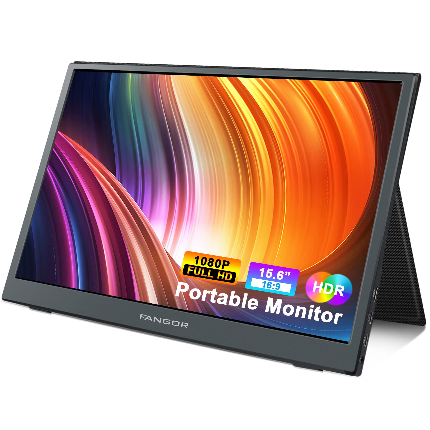 FANGOR Portable Monitor for Laptop (Black)