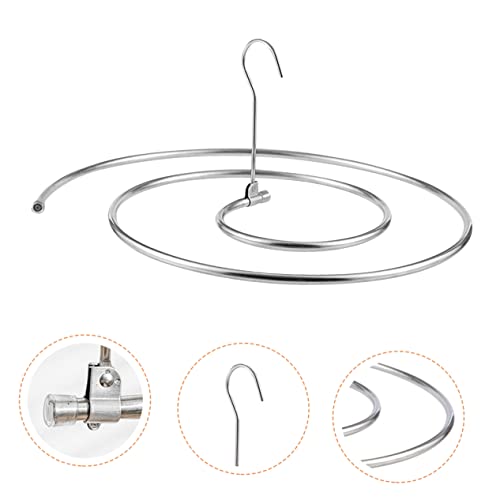 GARVALON Bed Linen Drying Rack Collapsible Clothing Rack Laundry Drying Rack Collapsible Folding Hangers 2pcs Blanket Hanging Rack Blanket Dryer Rack Spiral Sheet Dry Hanger Blanket Rack