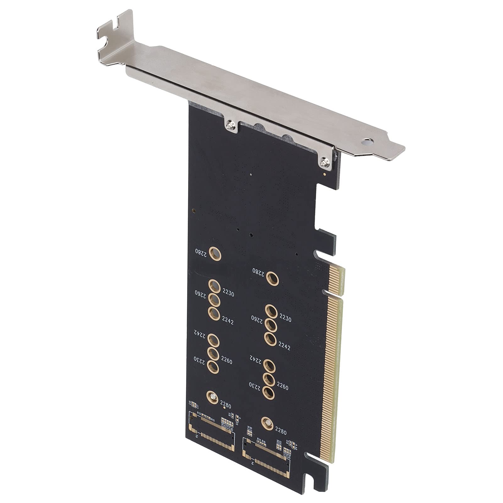 Nvme Pcie Card, Pcie Nvme Adapter NVME Two‑Plate Design 3.0 X16 Great Workmanship Environmentally Durable for Computer for Desktop for Replacement for PC