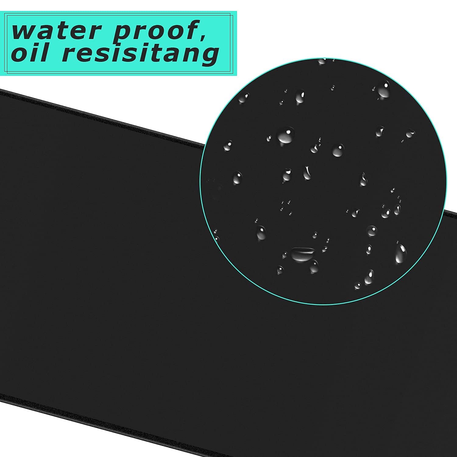 Cleaning 15.5”x37” Large Mouse Pad, Maintenance,Workbench Mat, Non-Slip Stitch Edge Protective Mat.