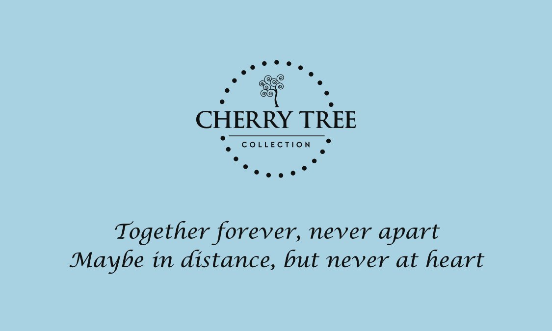 Cherry Tree Collection Couples Distance Bracelets | His and Hers | Gemstone Beaded Stretch Bracelets 8mm Round Beads (Matte Black Agate and Matte Clear Quartz - Large/Medium)