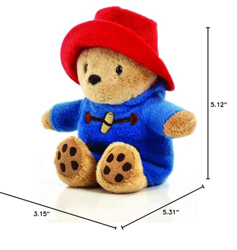 Rainbow Designs Classic Paddington Bear Bean Toy –Adorable 12cm Paddington Bear Teddy Bear Bean Toy - Soft Plush Toy for Children, Great for Story-time, Nap Time Cuddles & Outings