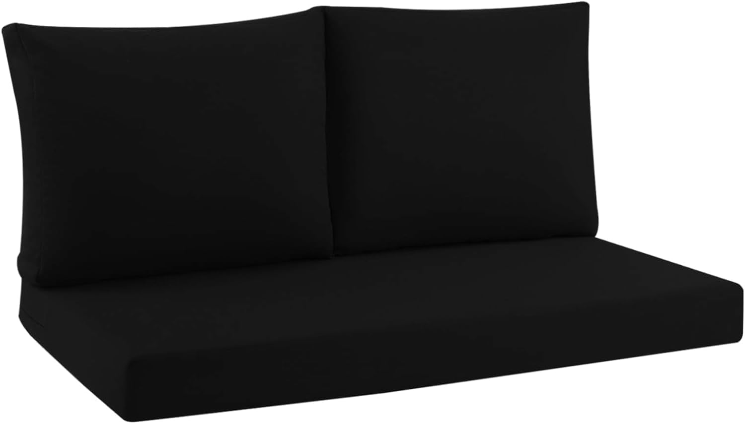 idee-home Outdoor Loveseat Cushions Set 46" x 26", Outdoor Cushions for Patio Furniture with Waterproof & Color Fastness Covers, 1PC Outdoor Seat Cushion 2PCS Couch Back Cushions for Garden Chair