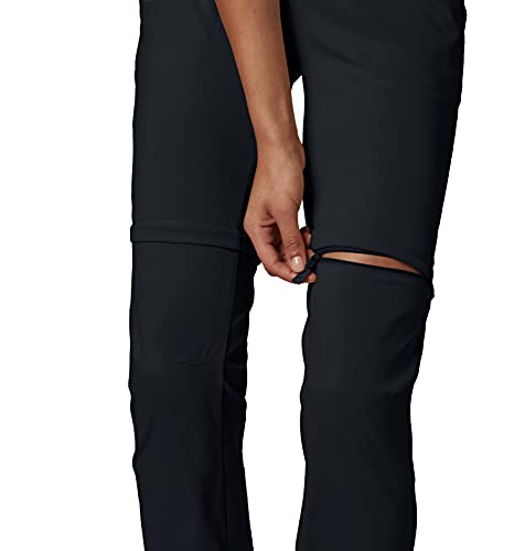Columbia Women's Standard Saturday Trail II Convertible Pant, Black, 12 Regular
