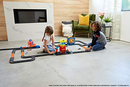 Hot Wheels City Super City Fire House Rescue Play Set Themed Play Set Connection System Ages 3 Years to 8