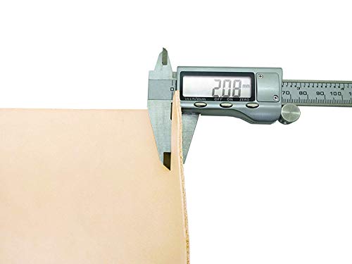 Muse Craft Flawless 12''X24'' 5-6oz Vegetable Tanned Leather Precut| Import A Grade Tooling Leather Hide 1.9-2.3mm| Full Grain Veg Tan Leather for Tooling, Carving, Dyeing, Embossing(12''x24'')