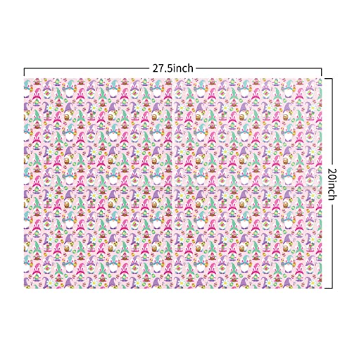 LDGOOAEL Flat Easter Wrapping Paper Sheets-12 Sheets with 4 Easter Paterns, Gift Wrapping Paper for Easter, Birthday, Wedding, Baby Shower Occasions- Pre cut & Folded(19.6" x 27.5β Per Sheet)β¦