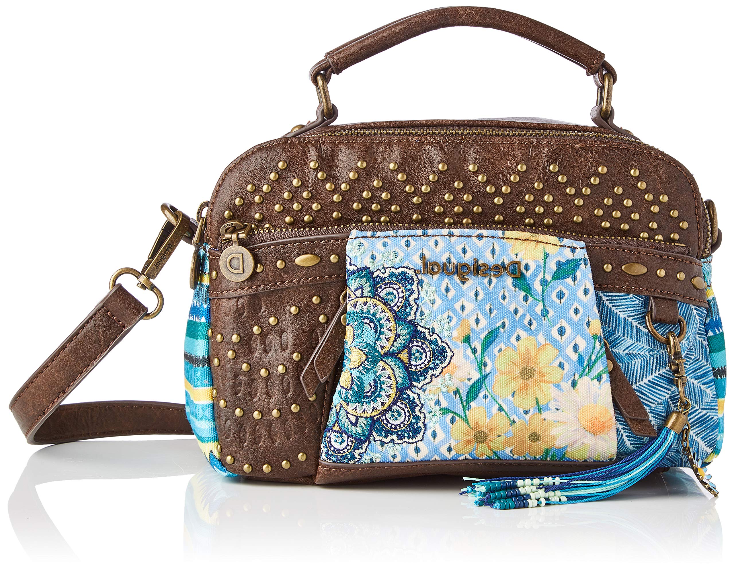 Desigual Women's Fabric Hand Bag, Blue, U