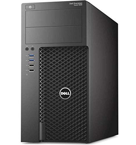 Dell Precision 3620 / T3620 Tower - Intel Xeon E3-1230 V5 4-CORE 3.4Ghz - 16GB DDR4 Memory - H310 6GB SAS SATA Raid Controller - 240GB m.2 SSD | 8TB (2X 4TB SAS 7.2K New) - Windows 10 PRO (RENEWED)