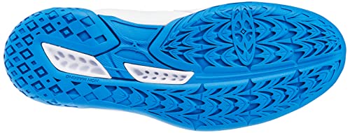 Mizuno Men's Running Volleyball Shoe, Wht Fieryred Frenchblue, 16