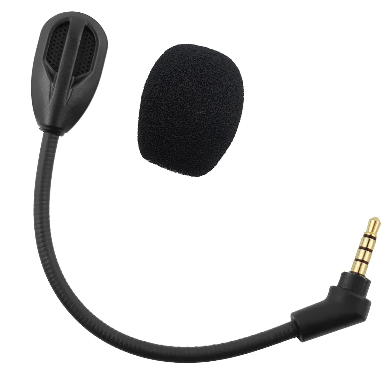 Detachable Mic Compatible for Kingston HyperX Cloud Flight/Flight S Gaming Headsets,3.5mm Jack Noise Cancelling Replacement Headphone Mic