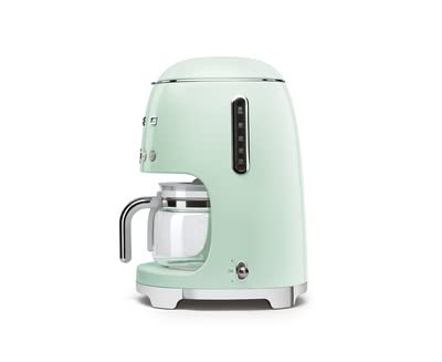 Smeg 50's Retro Drip Coffee Maker w/Extra Carafe, Pastel Green