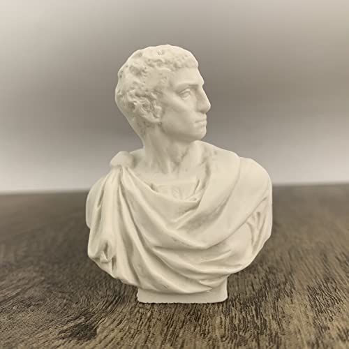 Gosiea Plastic sculptures,Greek Bust Statue and Sculptures Set Greek Bust Statue Decor Roman Plastic Mini Greek Mythology Figurine Greek God Statue Bust Small for Decor/ Gifts.