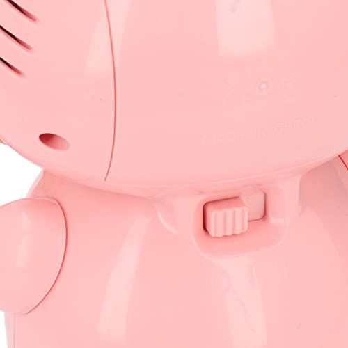 jerss Dancing Bunny Model ABS Robot Exquisite Dancing Bunny Model Electric Sound for Kids Party (Pink)