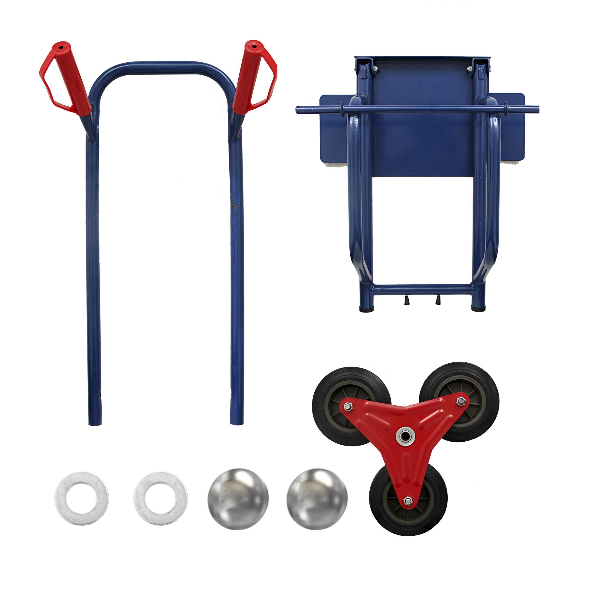 ENFANY 440lbs Heavy Duty Stair Climbing Moving Dolly Hand Truck Warehouse Appliance Cart Blue