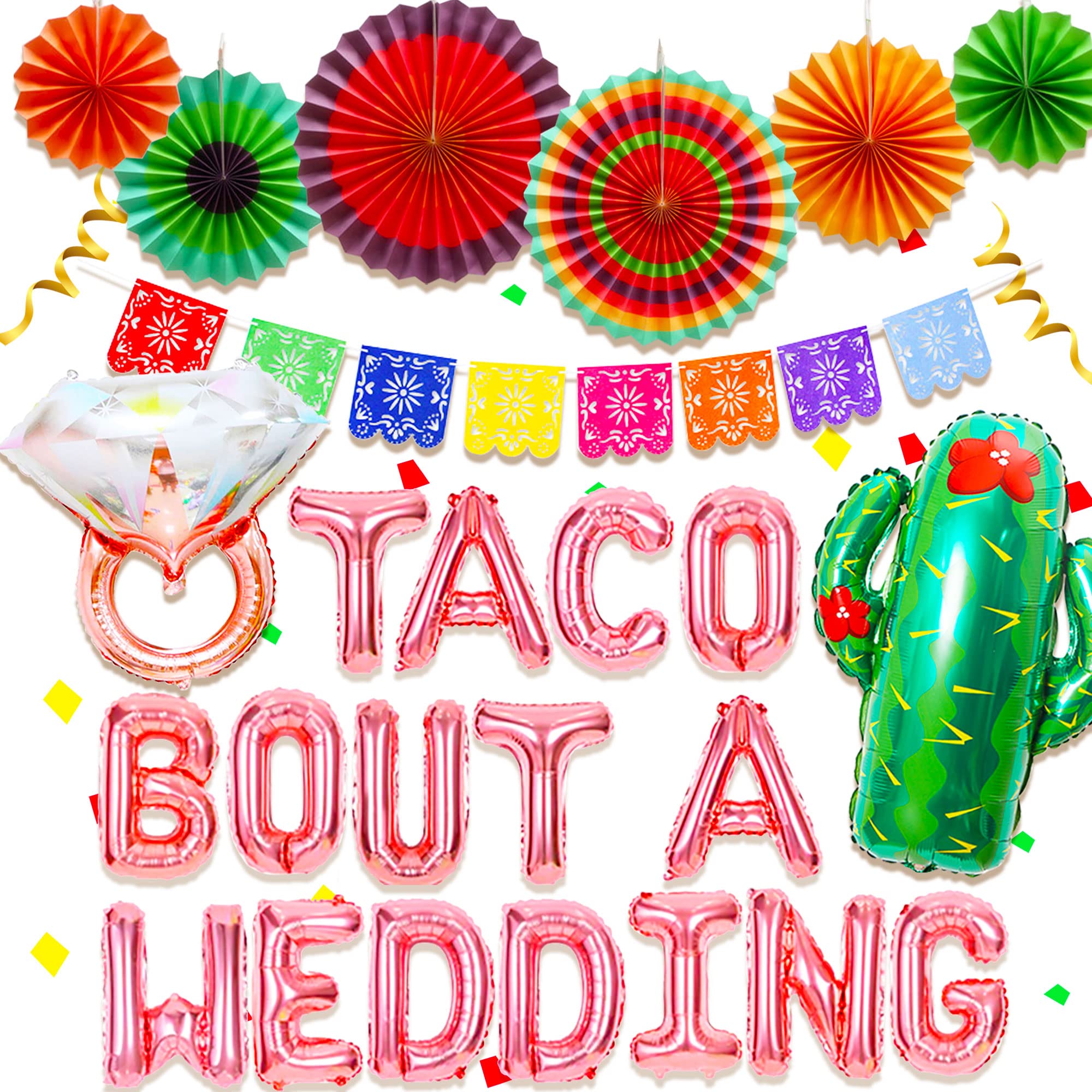 JeVenis Taco bout a Wedding Banner Decoration Taco bout Love Wedding Shower Decoration Taco bout a Wedding Backdrop Mexican Wedding Bridal Shower Decoration