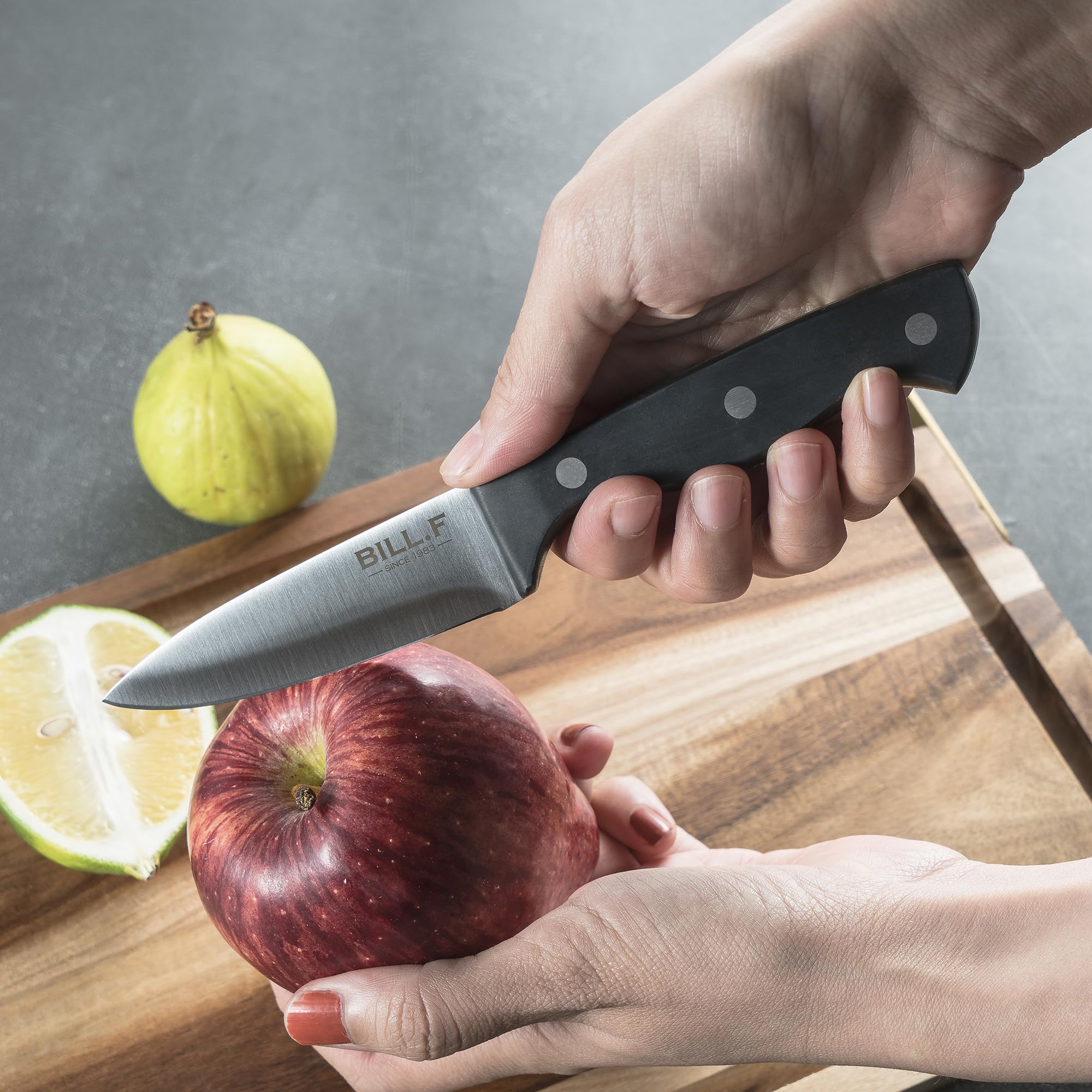 Knife Block with Kitchen Knives Set 16 Pieces Ultra Sharp Stainless Steel Knife for Kitchen Home Essentials Chef Knife Set with Wood Block