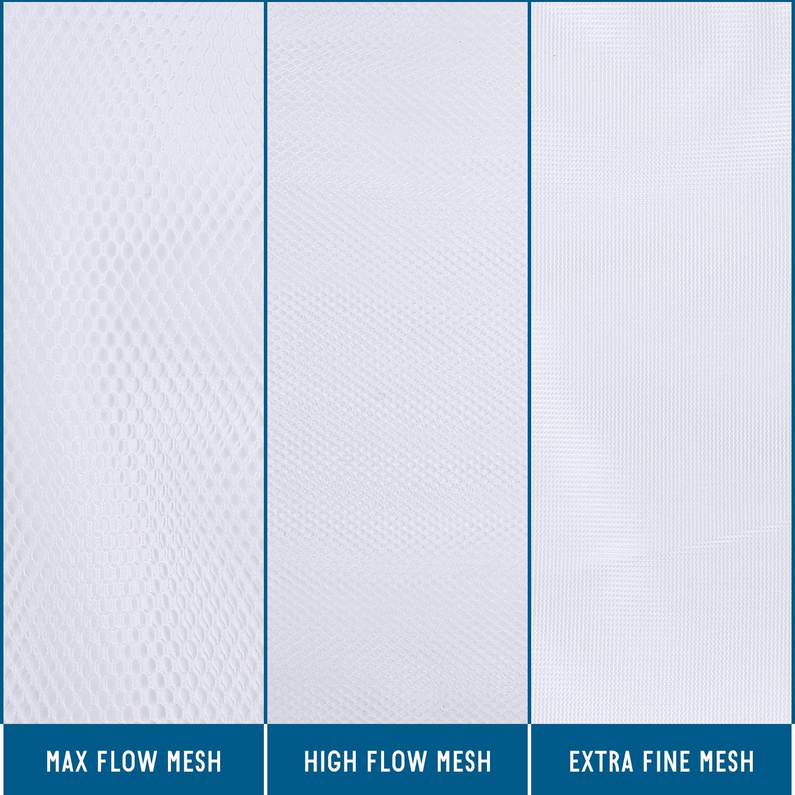 MyfatBOSS Aquarium Filter Media Bags - Extra Fine - 10 PCS Fine Mesh Reusable Nylon Net Filter Bags with Plastic Zipper for Extra Fine Resins Filter, 7.9 x 5.5 Inch
