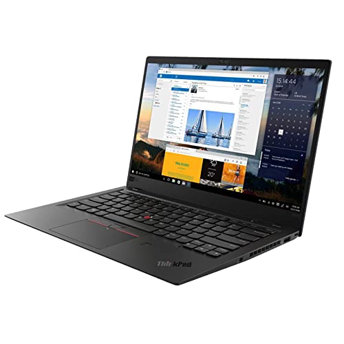 Lenovo ThinkPad X1 Carbon 5th 14" FHD Laptop, Intel Core i7-6600U 2.6GHz Up to 3.4GHz, 16GB RAM, 512GB SSD, Webcam, Backlit Keyboard, Fingerprint, Windows 10 Pro (Renewed)