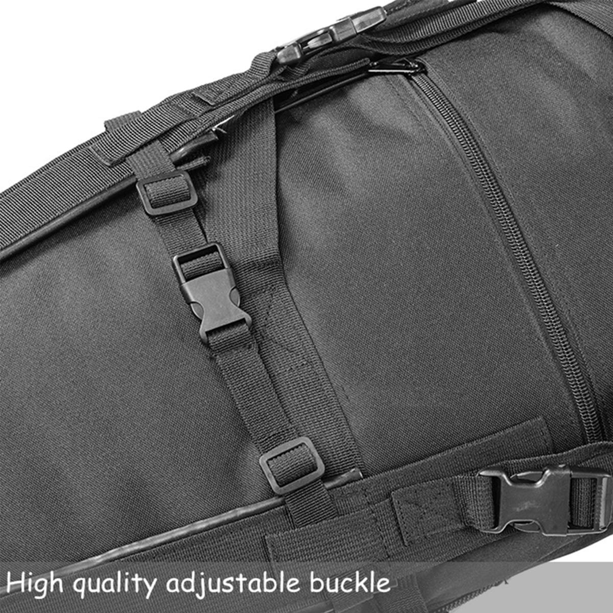 DGVR Portable Tactical Gun Bag Rifle Case Shotgun Bag Fishing Gear Storage Bag 120cm Black
