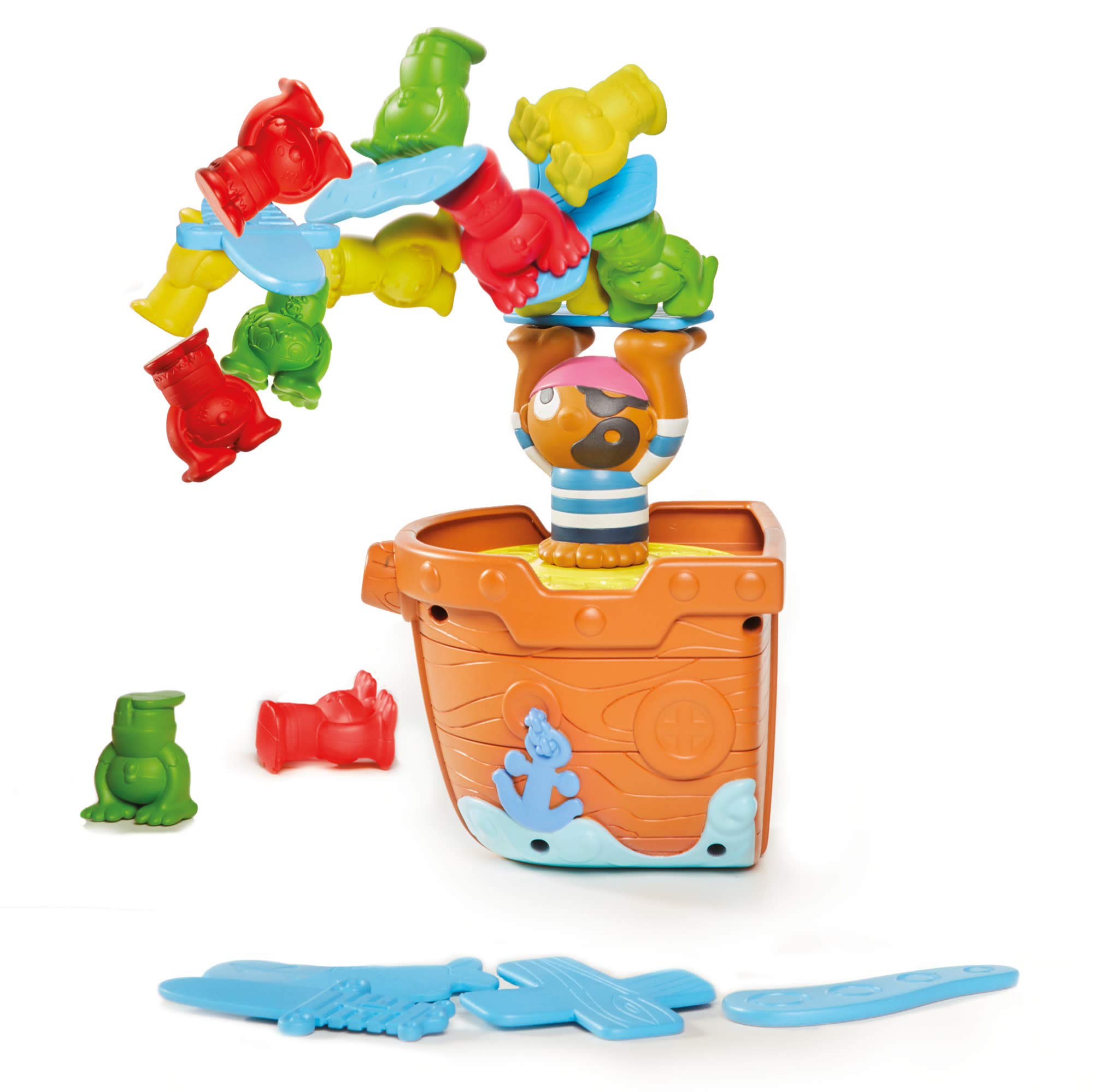 TOMY Pile Up Pirates Game - Provides Plenty of Swashbucklin' Fun on Family Game Night
