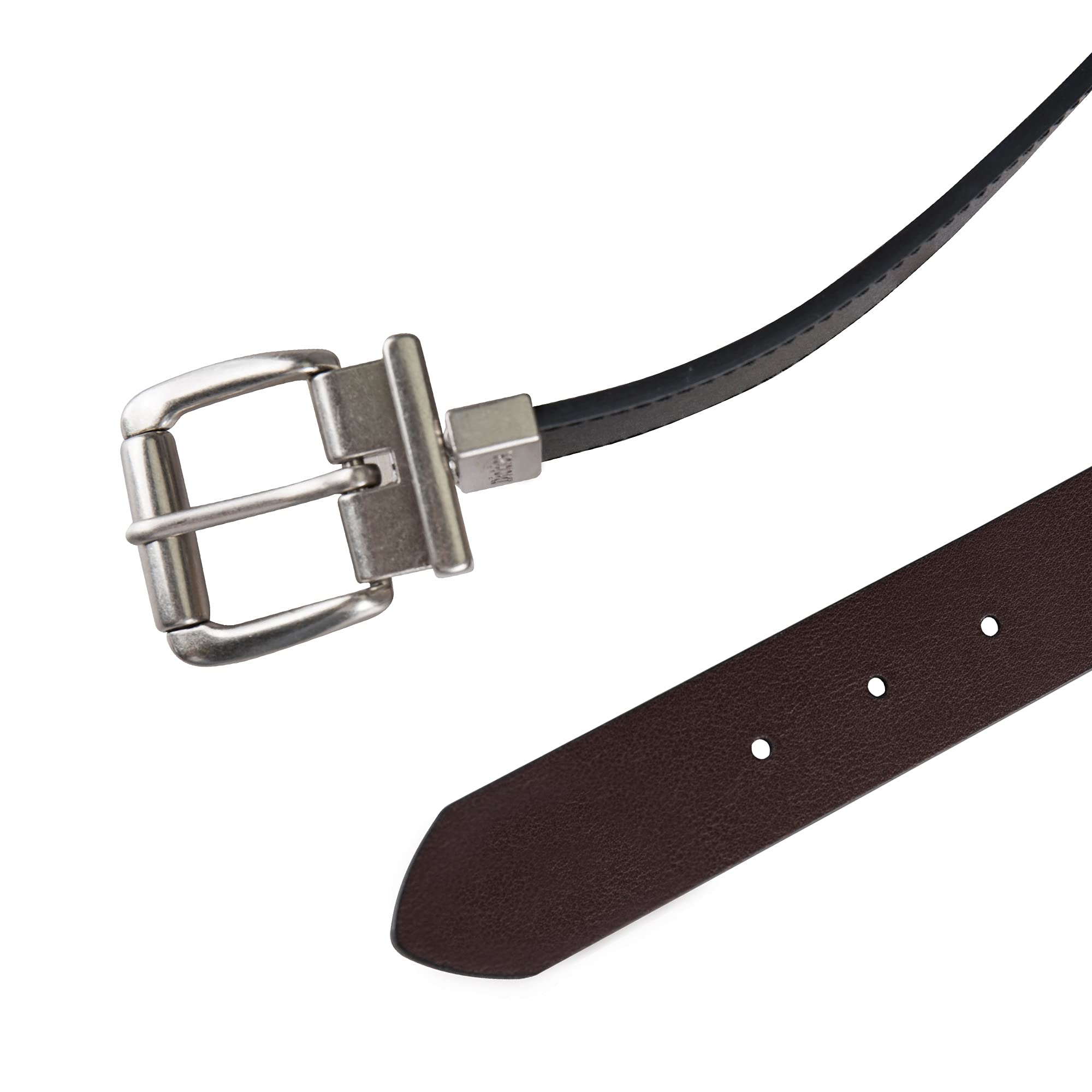 Dickies Women's Reversible Belt, Black/Brown, Large