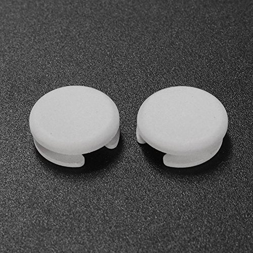 Replacement 3D Analog Joystick Thumb Button Stick Cap Cover Grips for 3DS LL / 3DS XL(White)