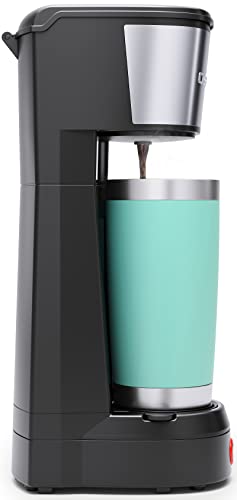 Chefman InstaCoffee Max, The Easiest Way to Brew the Boldest Single-Serve Coffee, Use Fresh And Flavorful Grounds or K-Cups