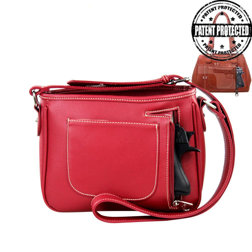 Montana West Concealed Carry American Pride Crossbody Purse Navy
