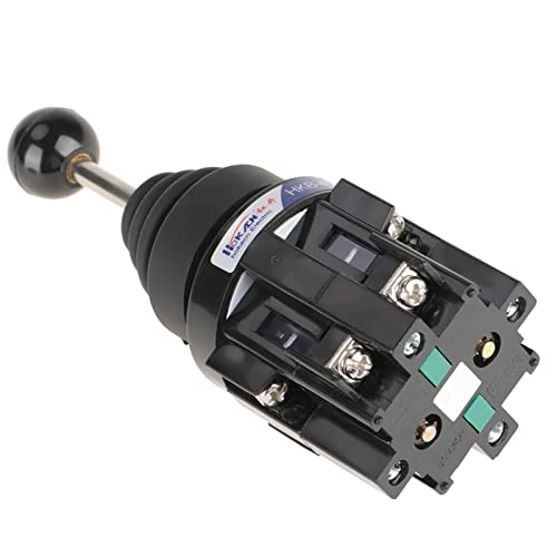 FECAMOS 4NO Joystick Switc, Joystick Switch Wide Applications Strong Functionality Water and Oil Resistance Easy to Use for Magnetic Starter