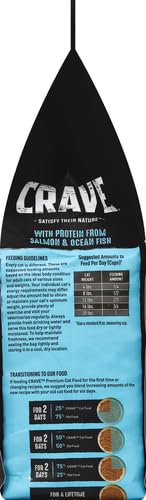 CRAVE Grain Free Adult High Protein Natural Dry Cat Food with Protein from Salmon & Ocean Fish 4 lb