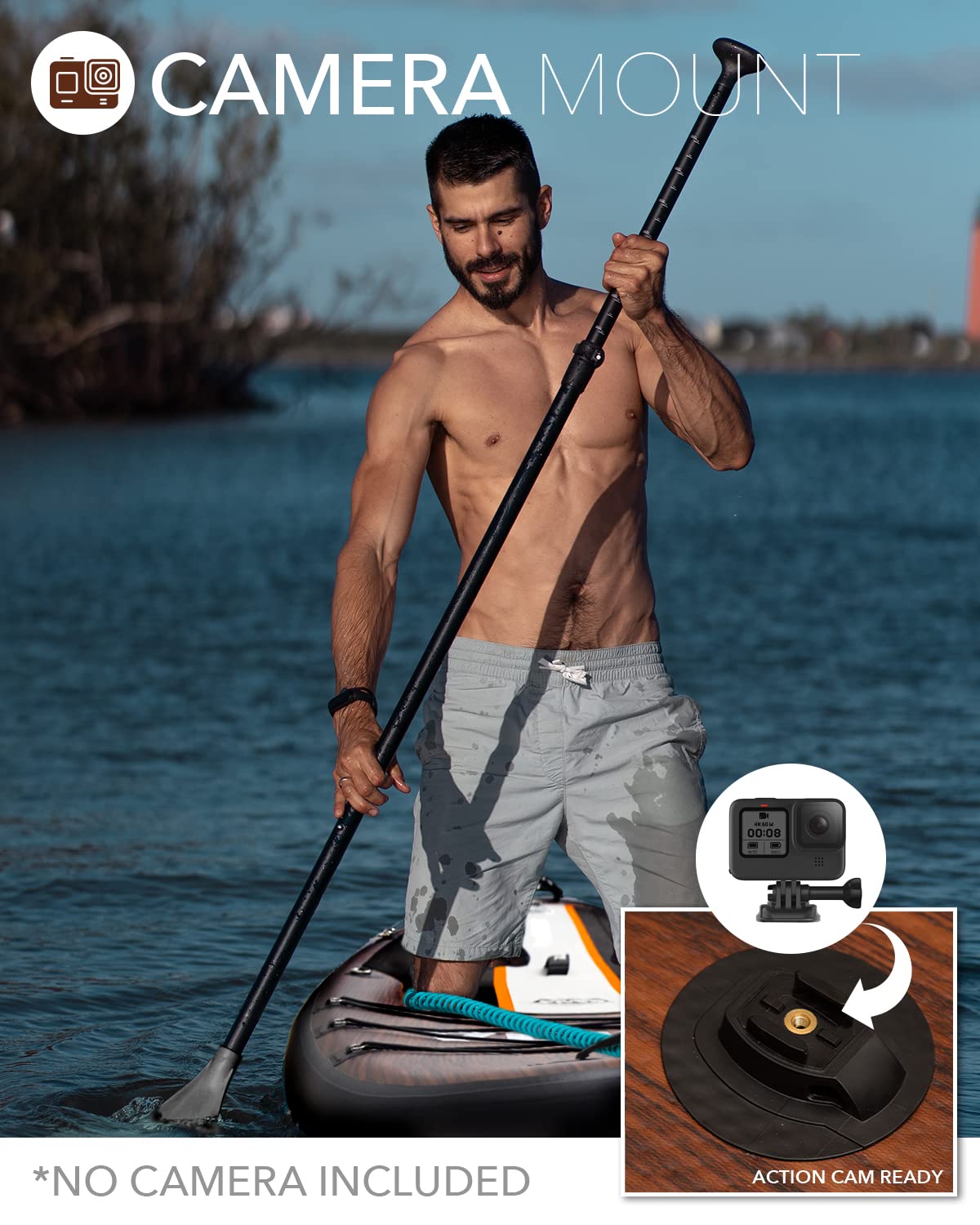 DAMA Inflatable Stand Up Paddle Board 11‘6“*34”*6 Wide Sup W/Accessories | Pump, Lightweight 4 pcs Kayak Paddle Floating, Fishing Board，Surfing Board
