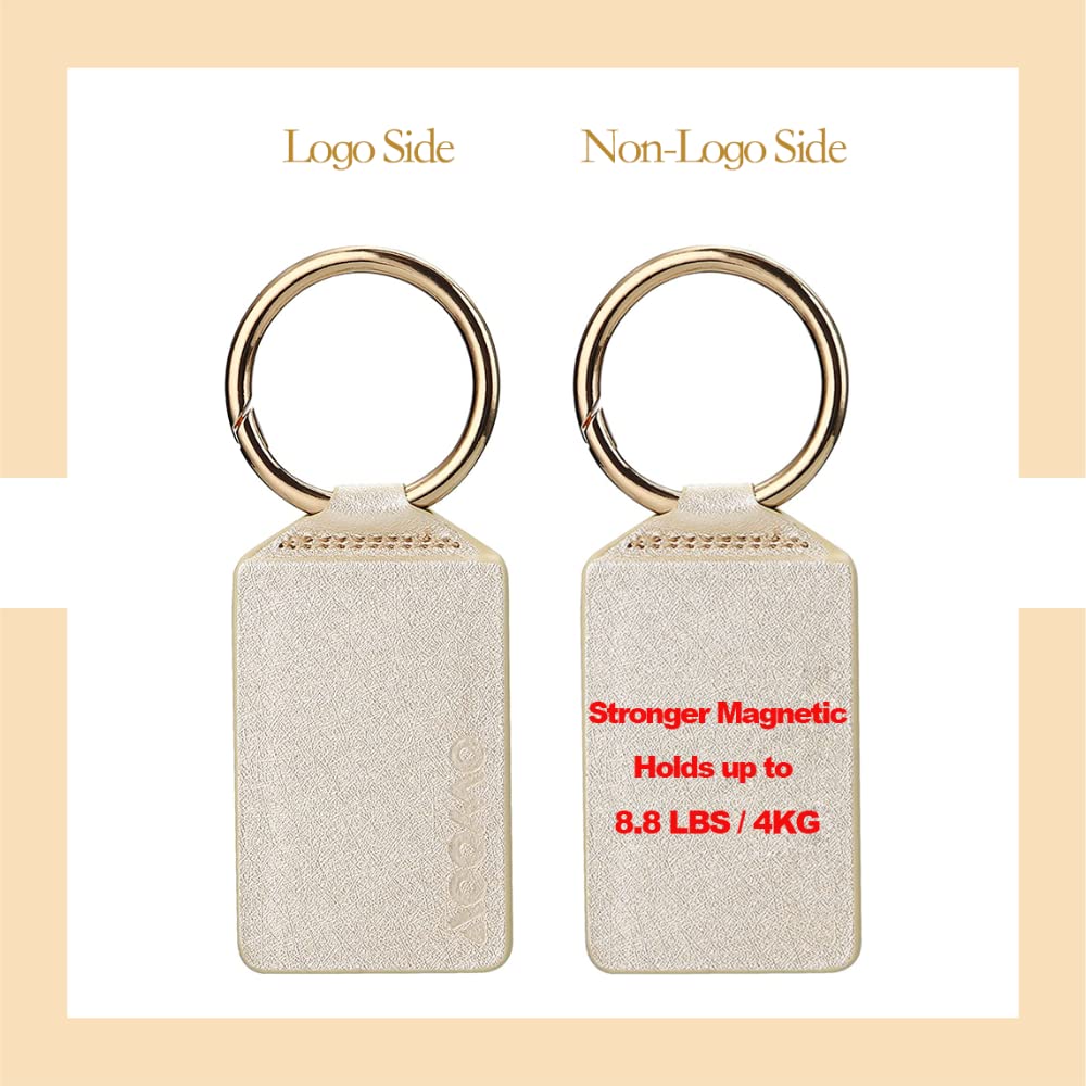 FEFUE Magnetic Handbag Holder Magnet Keychain Magnetic Purse Hanger Table Hook for Bag Womens Stylish Bag Accessory Heavy Duty, Gold