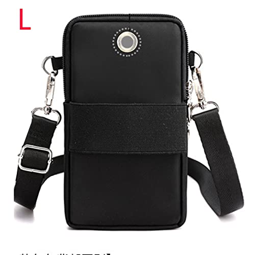 Graywhsky Fashion Solid Color Non Printing Women's Shoulder Handbag Zipper Messenger Bag Mobile Phone Bag Shoulder Sling Bag