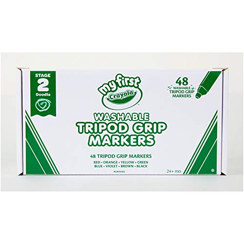 Crayola My First Washable Tripod Grip Markers