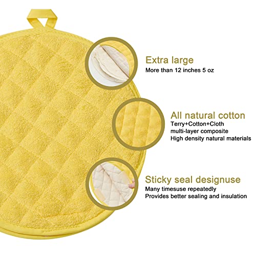Lifaith ortilla Warmer,Tortilla Server,Pancake Keeper,Size 12β High Density Fabric Keep Warm,Bag to Keep Food Warm (Yellow) β¦